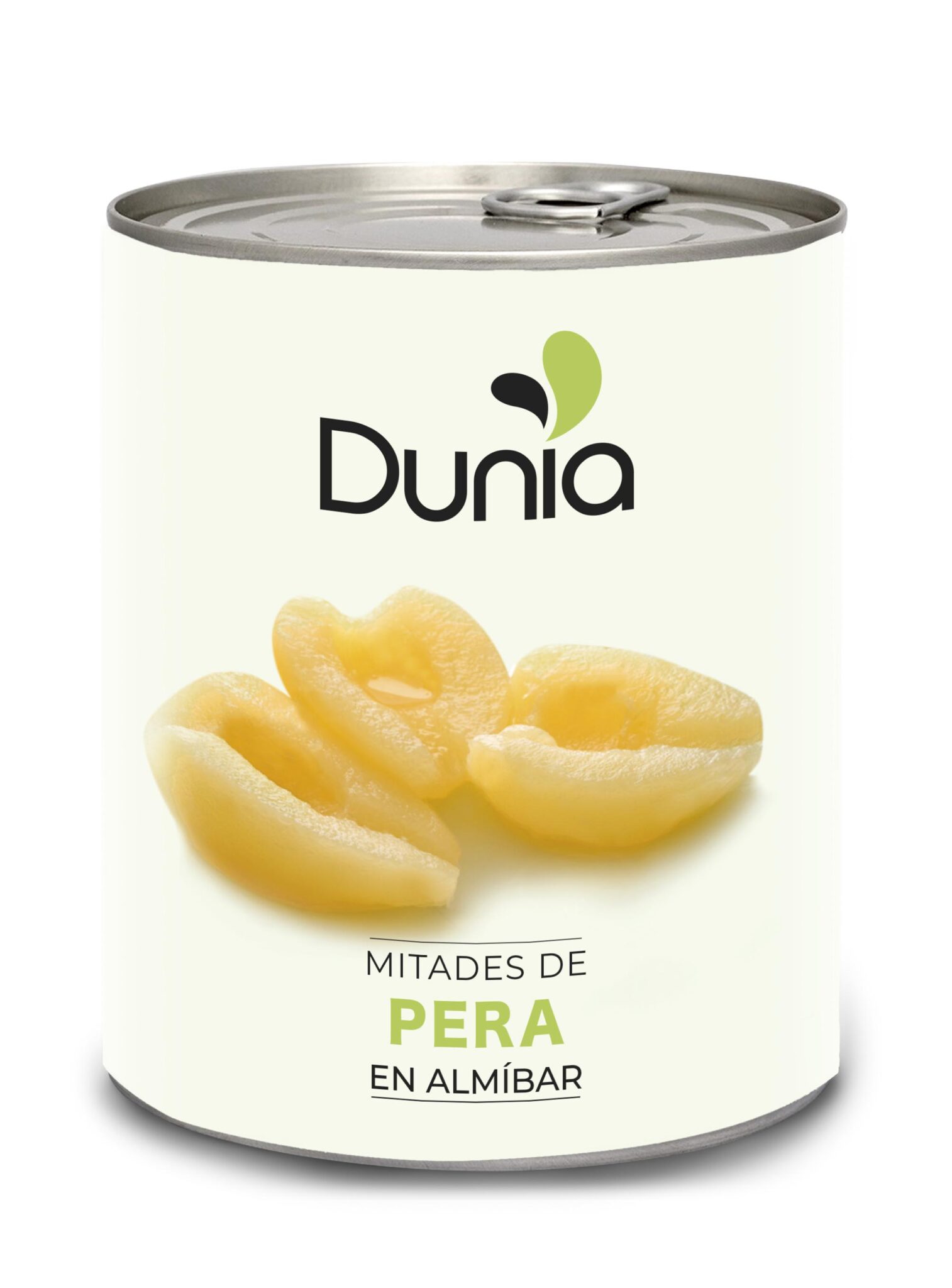 LATA 1KG MITADES DE PERA EN ALMÍBAR DUNIA – Dunia Food